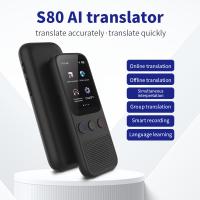 China Mini Smart Language Translation Device Real Time Mobile Remote Multilingual Translator for sale