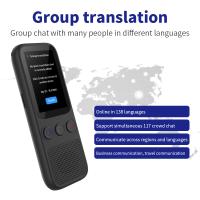 China Mini Smart Language Translation Device Real Time Mobile Remote Multilingual Translator for sale