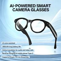 China 165 Languages AI Glasses Translator Audio / Video Call Translation Take Photo Video Recording for sale
