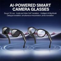 China 165 Languages AI Glasses Translator Audio / Video Call Translation Take Photo Video Recording for sale