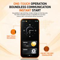 China 4G SIM Card Portable Smart Global Voice Translator Machine Offline Language Translation Device for sale