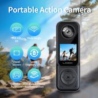 China Portable Small Pocket Body Camera Night Vision 4K Outdoor Sports Camcorder for sale