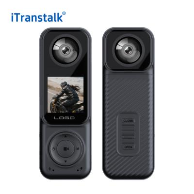 China 4K HD Smart Pocket Camera Infrared Night Vision Body Camera Clip Camcorder Audio Recording for sale