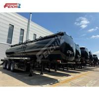 China 3 Axles 42cbm 50000 Liters Aluminum Oil Fuel Tanker Semi Trailer 3axle 4axle 45000 Liters 50000 Litres Oil Tanker Semi Trailer for sale
