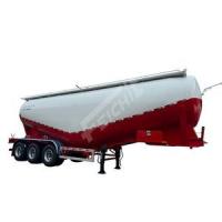 China 3 Axle 50 Cbm Large Capacity Bulk Cement Trailer Tanker Powder Truck Trailer Customizable Fly Ash Cement Tank Trailer for sale