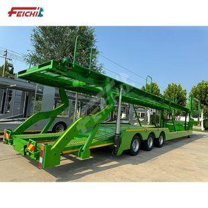 China Hot Selling 3 Axle 2 Floors High Quality 8 Cars Vehicle Transport Trailer Heavy Duty Car Carrier Semi Truck Trailer Support Customization for sale