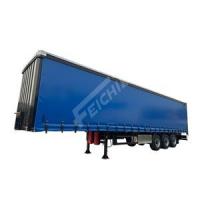 China Air Suspension Lift Axle 14 M Length Side Curtain Truck Trailer for sale
