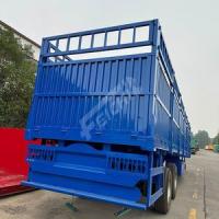 China 2 Axles Guardrail Semi-Trailer 40 Tons Warehouse Railing Semi-Trailer Customizable Truck Semi Trailer Manufacturers on Sale for sale