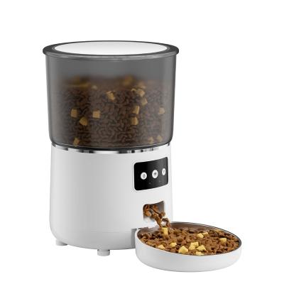 China 5G WiFi Connection Automatic Dry Food Dispenser With 5000mAh Battery ​AI Health Analysis for sale