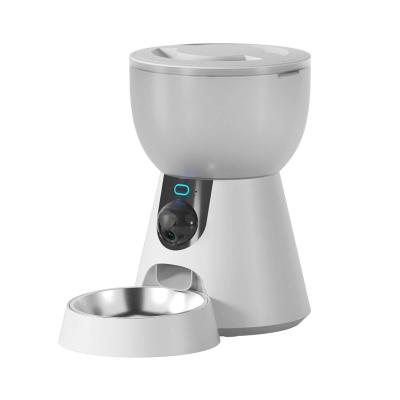 China Tamper Proof Automatic Cat Feeder ​Eco Friendly 5G WiFi Connection Dog Food Dispenser for sale