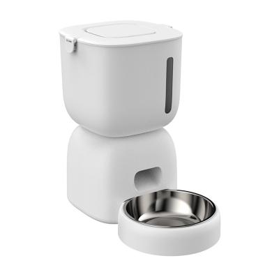 China Plastic ​Smart Pet Automatic Feeders Scheduled Dry Food Dispenser For Dogs And Cats for sale