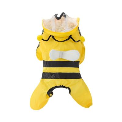 China Tear-resistant Waterproof Dog Raincoat Quick-drying Stormproof Fluorescent Color for sale