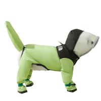 China Stormproof Hooded Quick-drying Dog Raincoat 3D Tailoring High Elasticity for sale