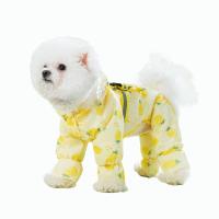 China Transparent 3D Tailoring Detachable Design Quick-drying Dog Raincoat Stormproof for sale
