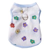 China Vintage Print Waterproof Pet Coat Adjustable Size Cat Clothes Breathable Fabric for sale