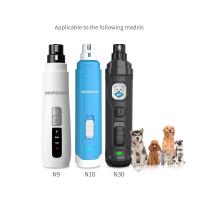 China Rounded Blade Tip Pet Nail Grinding Tool Dog Nail Trimmer Grinder Nano Silver Coating for sale
