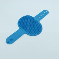 China Latex Free Silicone Pet Cleaning Tools Waterproof Washing Gloves Anti Slip SGS Tested for sale