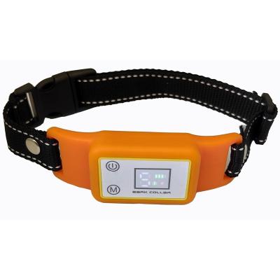 China Electronic Dog Bark GPS Tracking Shock Collar Waterproof Hypoallergenic Voice Control for sale