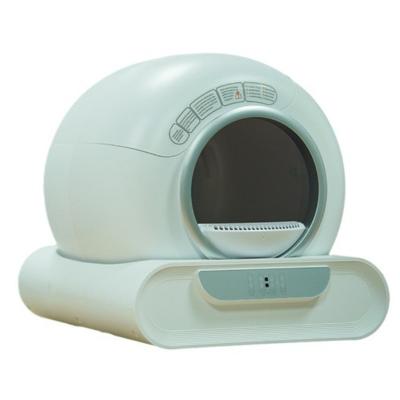 China Electric Cat Litter Box Odor Control Pet Hair Resistance Night Light App Control for sale