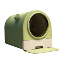 China OEM Waterproof Smart Cat Litter Box Night Light Automatic Litter Box Odor Control for sale