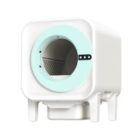 China Smart Pet Self Cleaning Litter Box Waterproof Auto Cat Litter Machine OEM Logo for sale