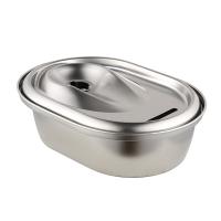 China OEM Pet Stainless Steel Water Bowl For Dog And Cat Automatic Water Dispenser for sale