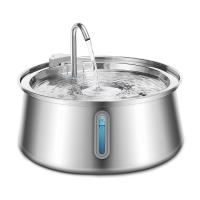 China Foldable Design Stainless Steel Base Ceramic Bowl Pet Drinking Machine for sale