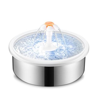 China Foldable Design Stainless Steel Base Ceramic Bowl Pet Drinking Machine for sale