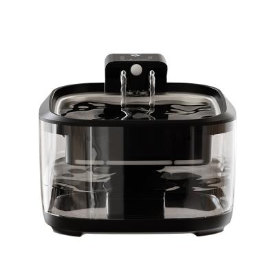 China Pet Drinking Machine Stainless Steel Base Child Safety Lock Portable Design for sale