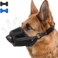 China Waterproof Durable Dog Muzzle Anti-Chewing Reflective Strap for Night Walking for sale