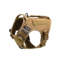 China Tactical Dog Harness & Accessory Bundle - Durable Military-Style Vest, Shock-Absorbing Leash, Utility Pouches for Medium/Large Dogs (Hiking/Camping) for sale