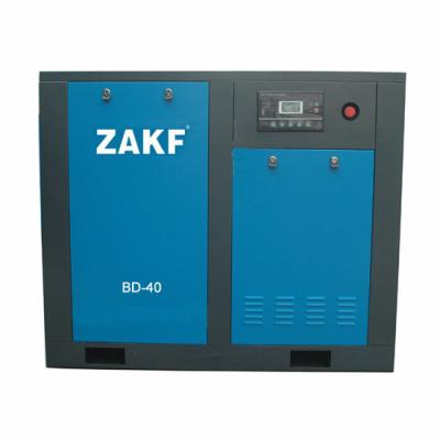 China 40HP 30KW 0.8MPa Discharge Pressure Rotary Screw Compressor With Air Cooling for sale
