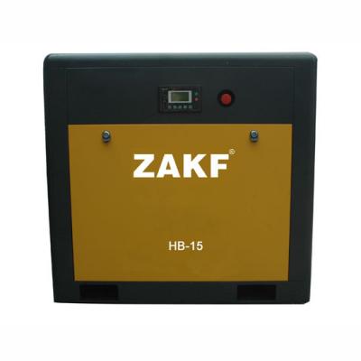 China 15HP Yellow Color Small Rotary Air Compressor 11KW Belt Driving Economic Type for sale