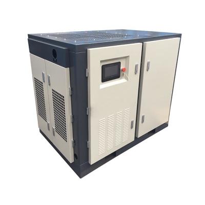 China Double Stage 4.2 m3 / min 0.7 Bar Rotary Screw Air Compressor Permanent Magnet Frequency for sale