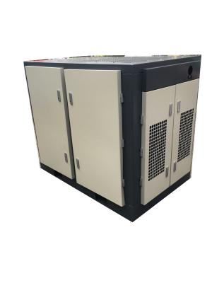 China 50HP 37KW White Air Cooling Direct 2 Stage Air Compressor IP23 Motor Protection Grade for sale