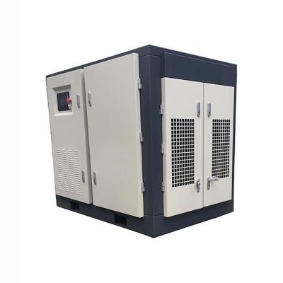 China Frequency Permanent Magnet Rotary Screw Air Compressor Double Stage 25HP 18.5KW for sale