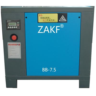 China High Quality 380 Voltage Screw Air Compressor With Air Cooling For Industrial Use , 5.5KW / 7.5HP , 50HZ for sale