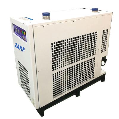 China 10.7 m3 Normal Inlet Refrigerated Compressed Air Dryer Dehydrator , Water Cooling , 380v , R22 , 0.4 ~1.03MPA for sale