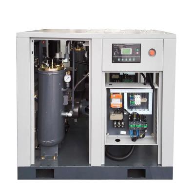 China 75HP Inverter Rotary Screw Air Compressor 55kw White Air Compressor for industry for sale