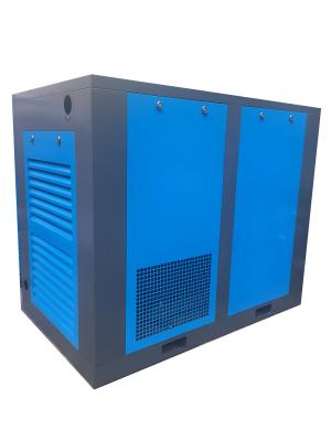 China 75HP 55KW Direct Blue Air Cooling Rotary Screw Air Compressor 380V / 50HZ for sale