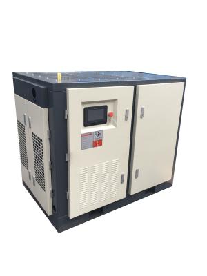 China 50HP 37KW White Rotary Screw Type Air Compressor Most Powerful Direct Air Cooling for sale