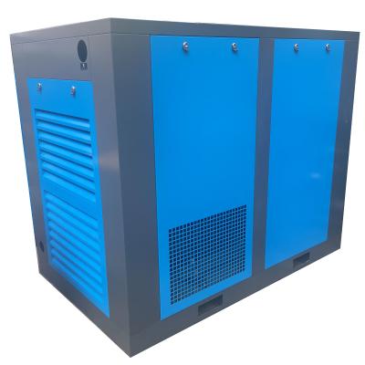 China 55KW Direct 75HP Blue Screw Type Air Compressor Air Cooling 380V / 50HZ for sale