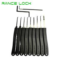 China 11-Pieces Premium Metal Lock Pick Set Model 2519 for Beginner and Pro Locksmiths for sale