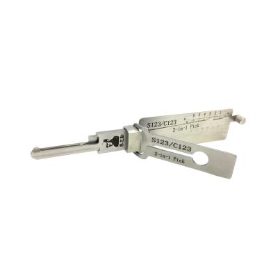 China Lishi Tool 2-in-1 Design Lockpick Set with Corrosion Resistant and Precision Manufacturing for Locksmith Decoder for sale