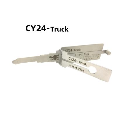 China Lishi CY24-Truck 2-in-1 Lock Pick and Decoder Tool with Precision CNC Machining, Wear-Resistant Contact Tips, and Anti-Corrosion Finish for sale