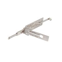 China Lishi 2-in-1 Tool with Laser-Etched Scales Lightweight Construction and Compact Form Factor for Auto Lock Pick Set for sale