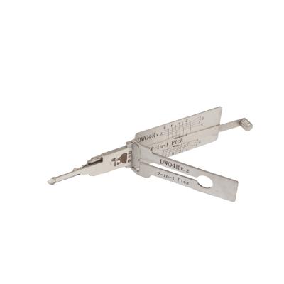 China Lishi DW04R V.2 2-in-1 Tool with Model-Specific Design Anti-Slip Texturing and Reinforced Stress Points for Car Door Lock Pick Decoder for sale
