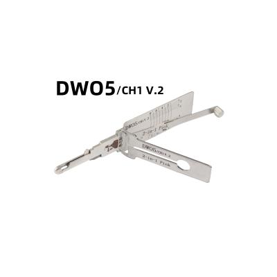 China Lish Tool DW05 CH1 2-IN1 Auto Lock Pick and Decoder Locksmith Tool Open Car Door for sale