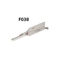 China 2-in-1 Lishi FO38 Flat 8 Cut Decoder and Pick Locksmith Tool Vehicles Vehicle Keys for sale
