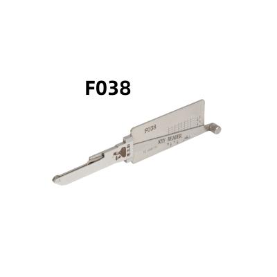 China 2-in-1 Lishi FO38 Flat 8 Cut Decoder and Pick Locksmith Tool Vehicles Vehicle Keys for sale